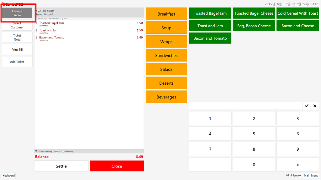 Change table questions - V4 Question - SambaClub Forum