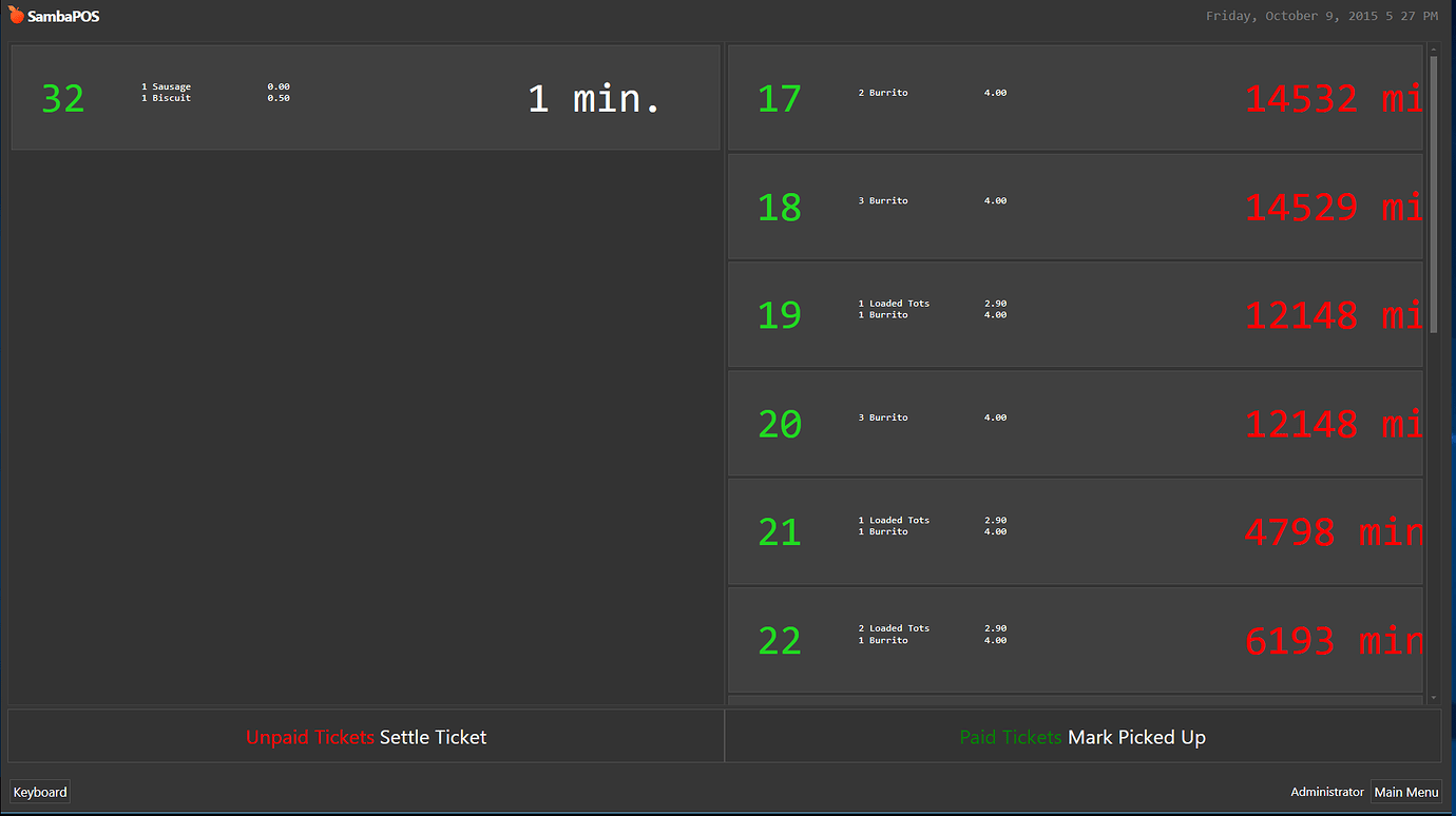 Kitchen display with timer notification? - V5 Question - SambaClub Forum