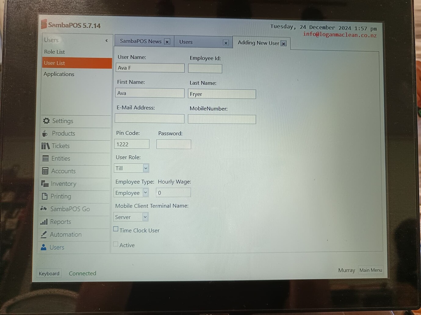 Unable to Add New User - V5 Issue - SambaClub Forum