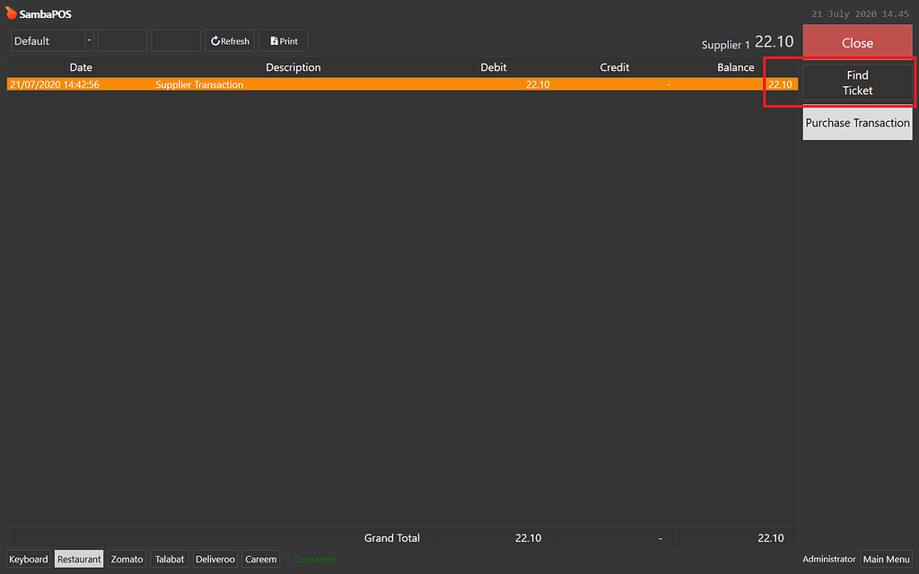 Regarding Purchase Transaction In Accounts - V5 Question - SambaClub Forum