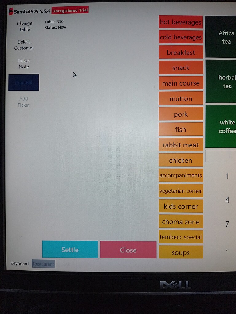 My system is not printing any bills - V5 Question - SambaClub Forum