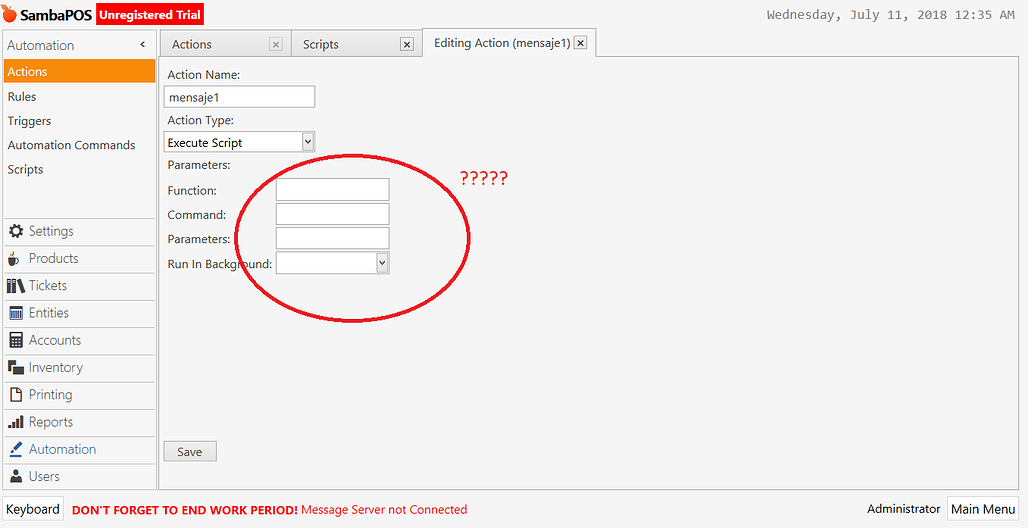 What Goes Into Execute Script Action V5 Question Sambaclub Forum