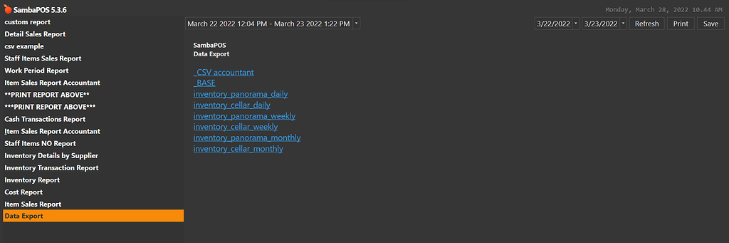 Reports - Data Export links not working - V5 Question - SambaClub Forum