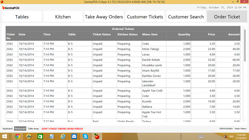 Ordered Ticket List - V4 Custom Reports - SambaClub Forum