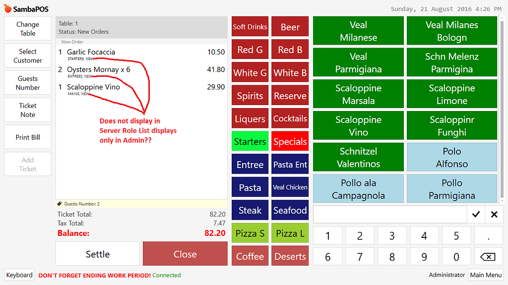 Order Status does not display in Server user mode Help? - V5 Question - SambaClub Forum
