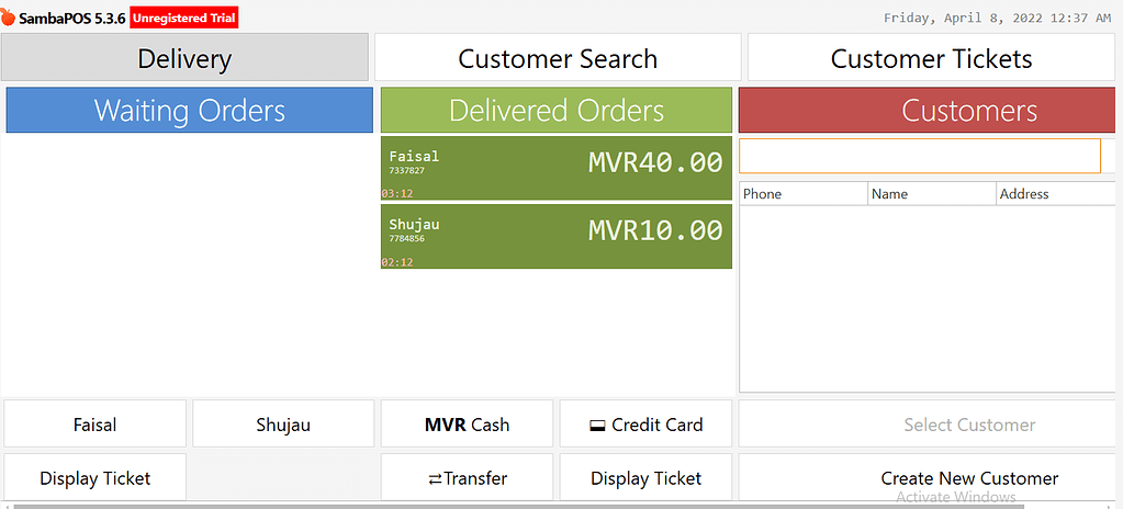 Timer after deliverer has been assigned. Advance Delivery System - V5 Question - SambaClub Forum