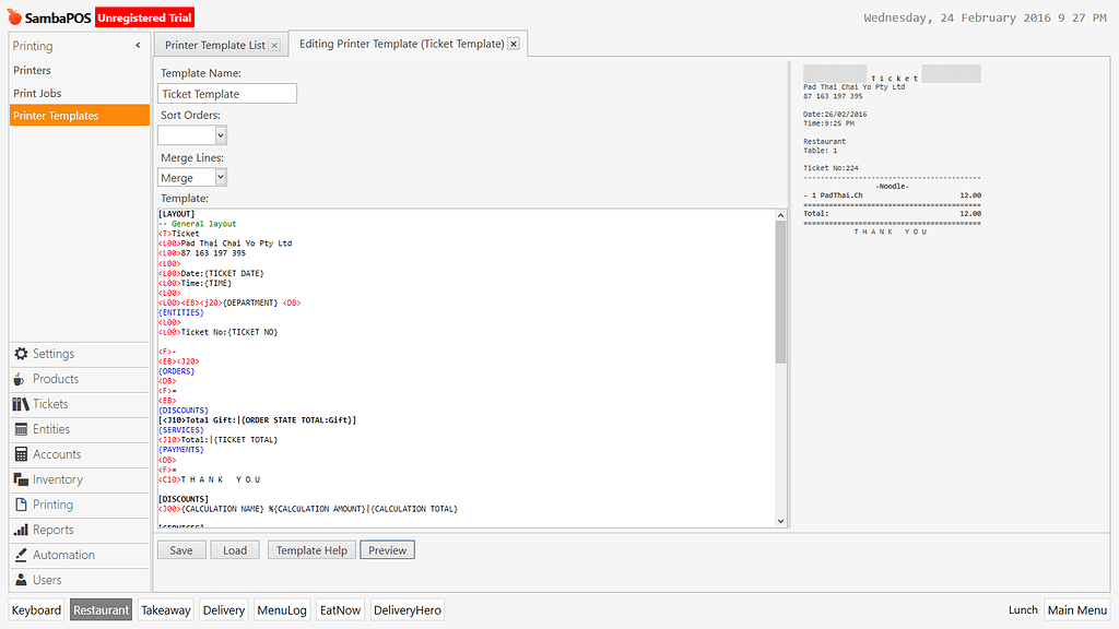 Department name is not printing - V5 Question - SambaClub Forum