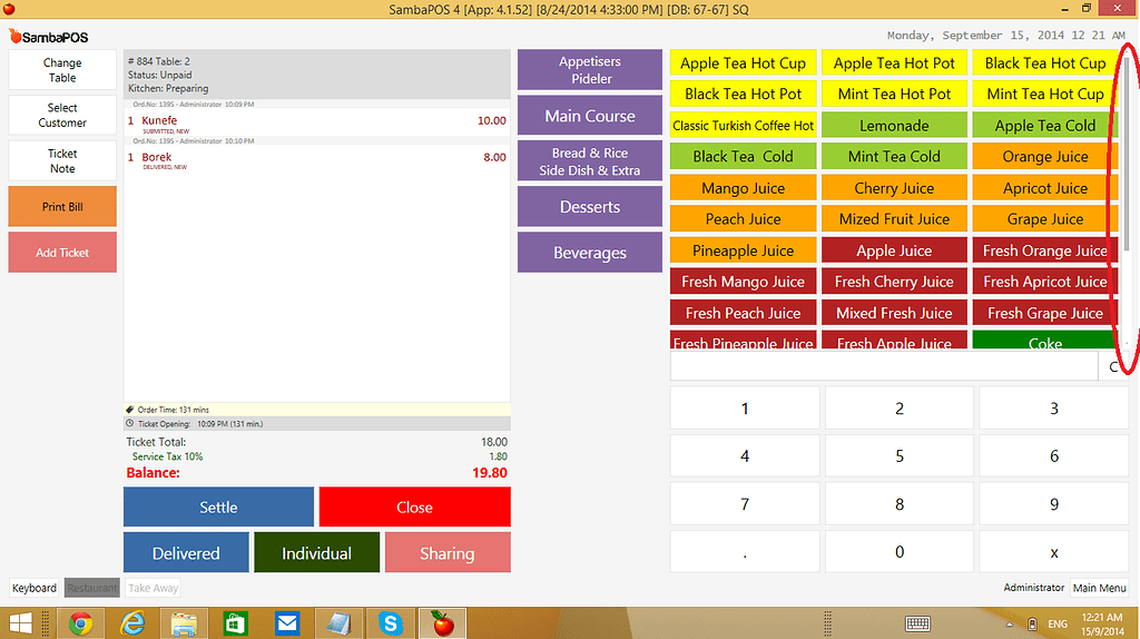 Scroll Bar narrow size for menu - V4 Question - SambaClub Forum