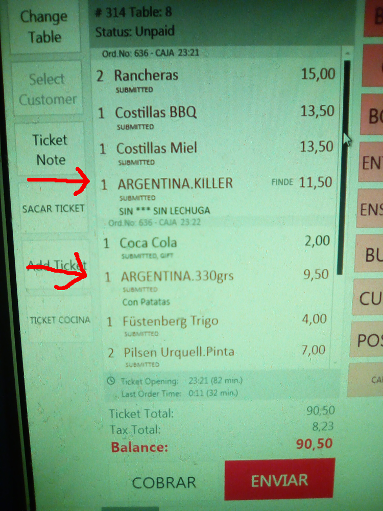 Kitchen Ticket Template, how to sort by portion size? - Version 4 ...