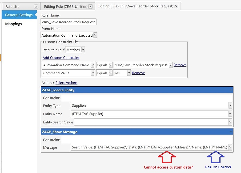 LOAD ENTITY Action - V5 Question - SambaClub Forum