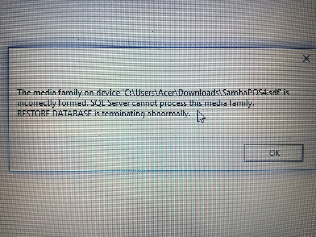 Unable to import database - Version 4 - SambaClub Forum