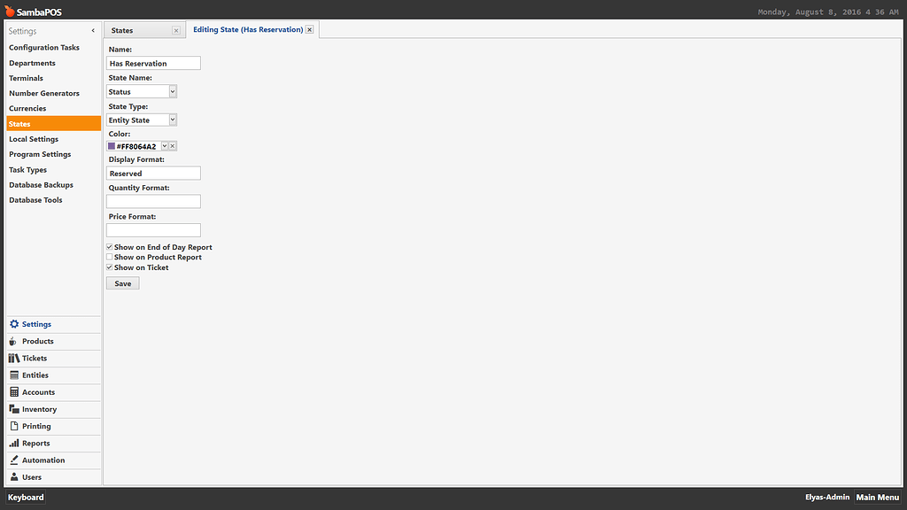 Changing Table Caption When Reserved - V5 Question - SambaClub Forum