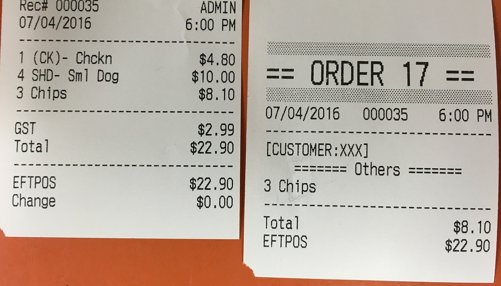 Issue:Some order missing intermittently from kitchen print out ...