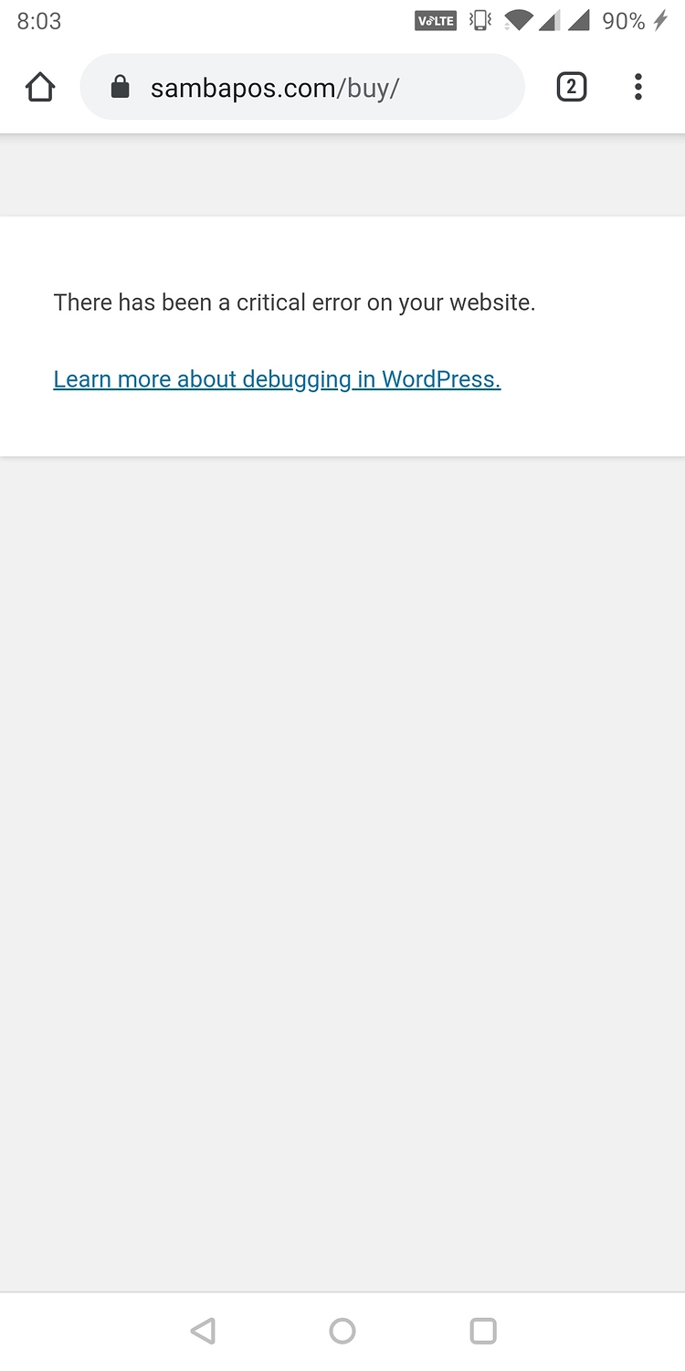 Samba pos site down - V5 Issue - SambaClub Forum