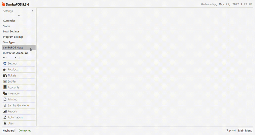 Issue with SambaPOS Metrik - V5 Question - SambaClub Forum