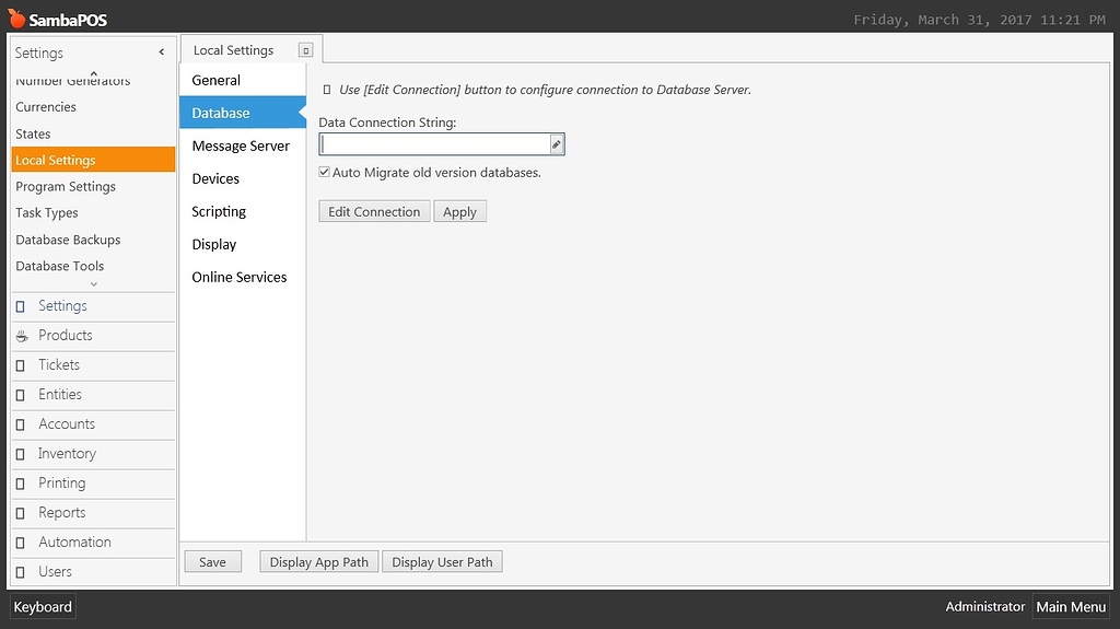 Database setting help - V5 Question - SambaClub Forum