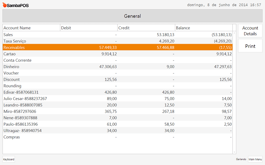 Difference in Receivables Account - V4 Question - SambaClub Forum