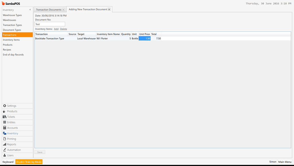 Issue with Transaction Documents - V5 Question - SambaClub Forum