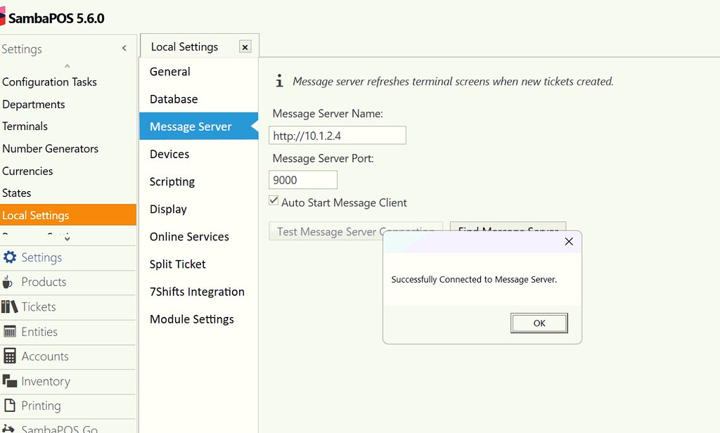 Terminals showing "connected" but screens not auto updating - V5 Question - SambaClub Forum