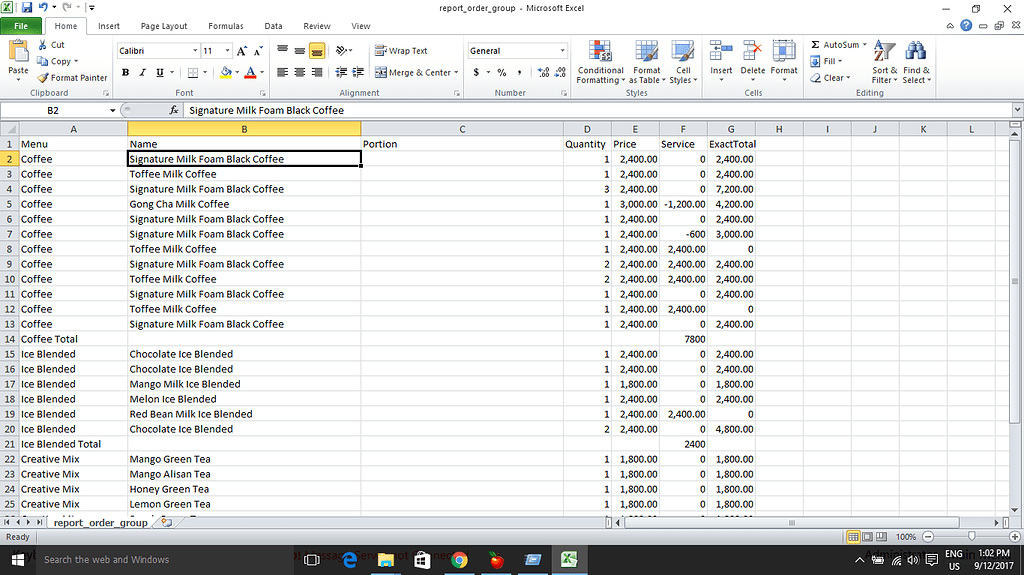 Export Sale report in excel - V5 Question - SambaClub Forum