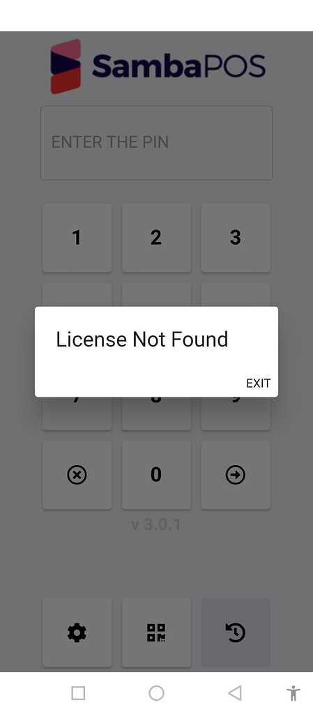 License not found on switching from Mobile Client v2 to SambaPOS MC3 - V5 Question - SambaClub Forum