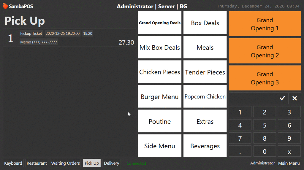Displaying pre-order ticket causes pre-order ticket type to persist on ...