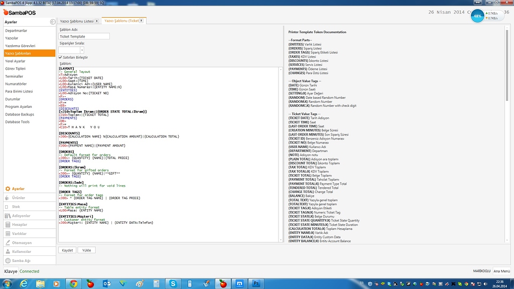 yazıcı sablonu sorunu - V4 Issue - SambaClub Forum