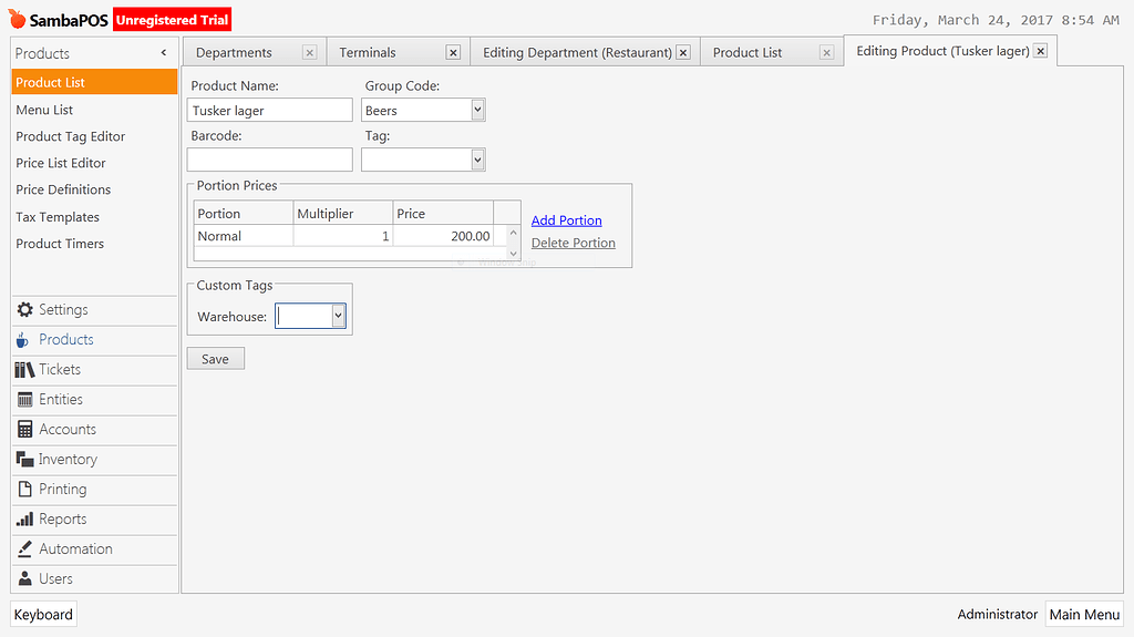Relationship between inventory,accounts and warehousing - V5 Question - SambaClub Forum