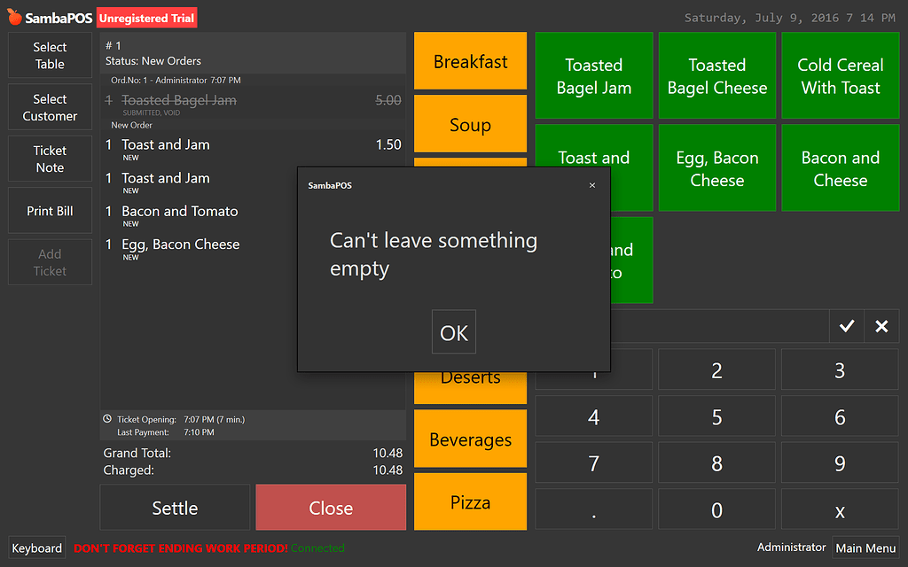 Can't leave something empty issue - V5 Issue - SambaClub Forum