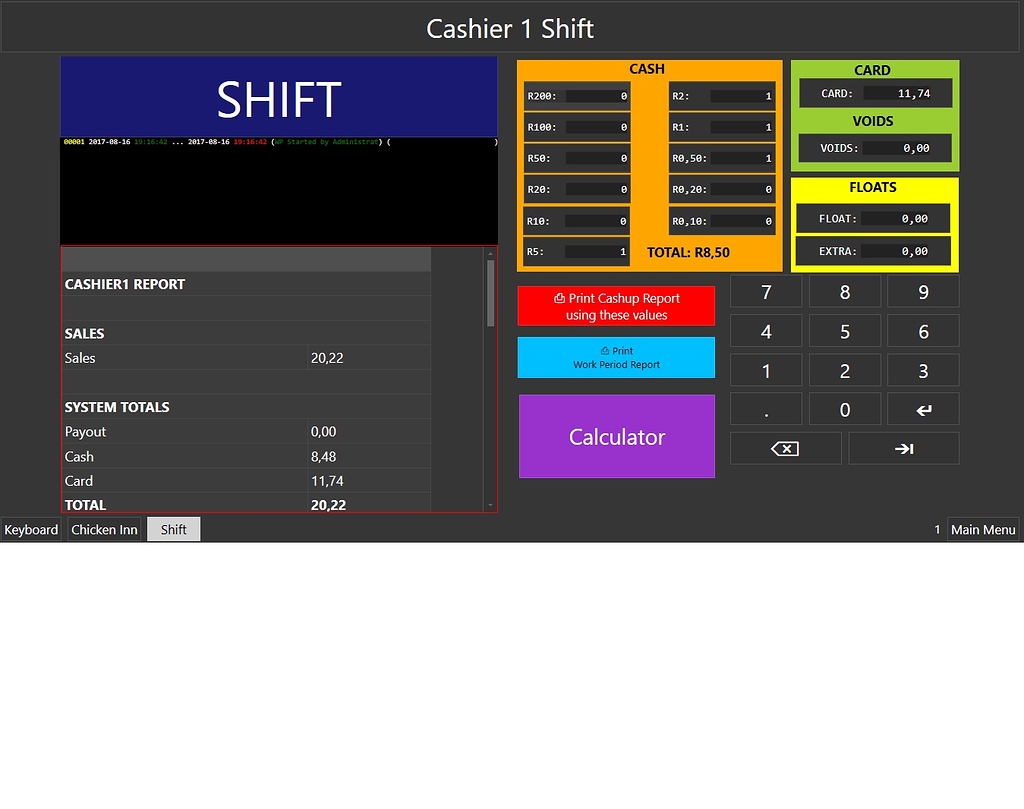 Questions about Cashup screen, Rules and Reporting - V5 Question - SambaClub Forum