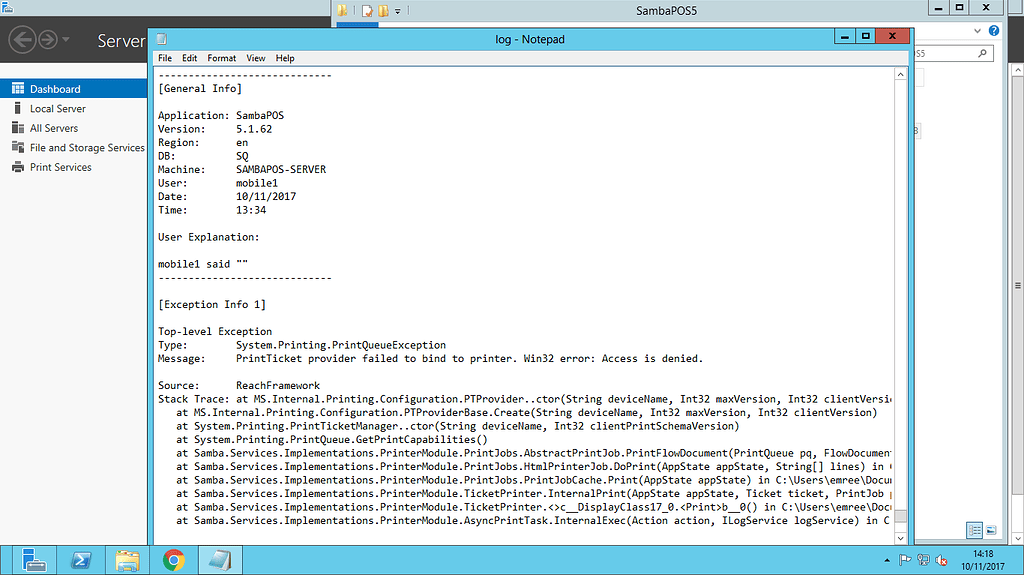 RDP printing problem with Server 2012 - V5 Question - SambaClub Forum