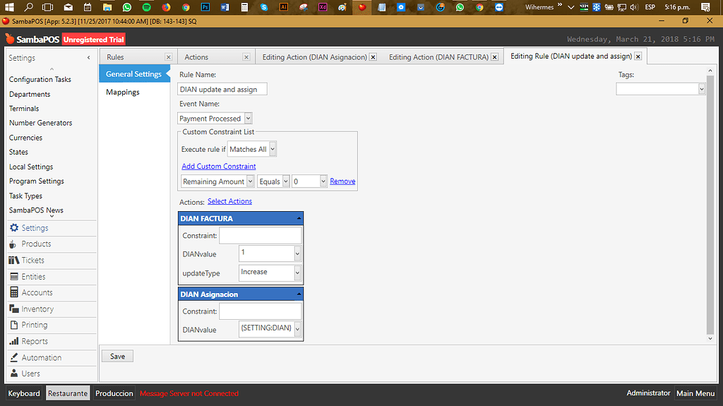 Execute A Rule By Constraint Just Once V5 Question Sambaclub Forum