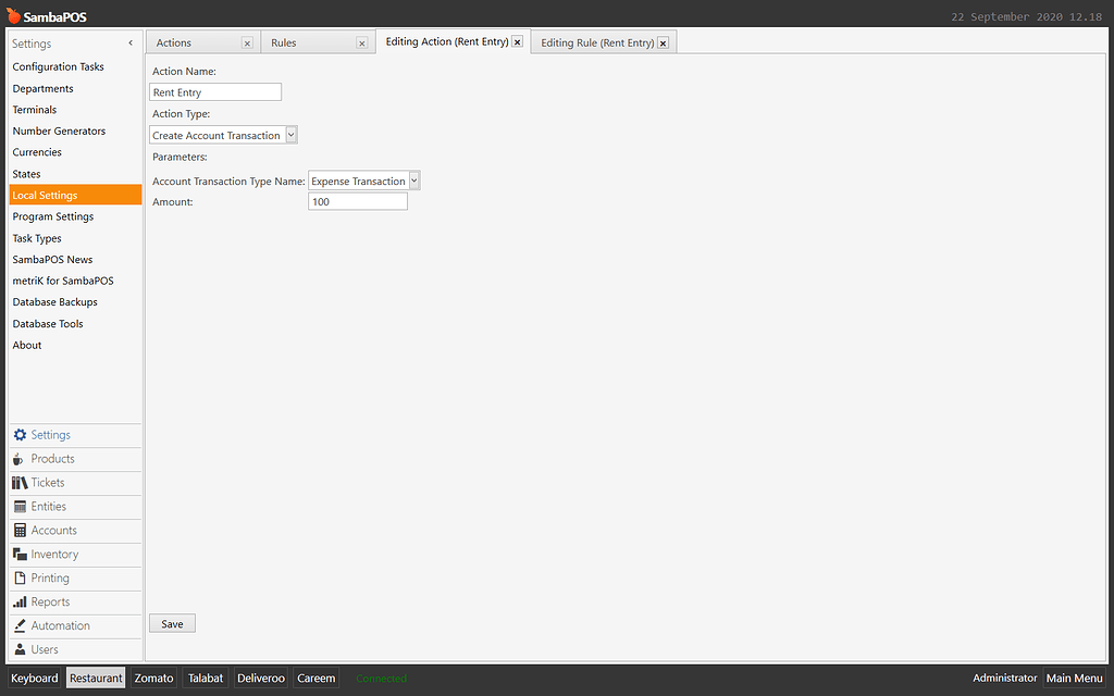 Continuing the discussion from [Automatically adding expenses] - V5 Question - SambaClub Forum