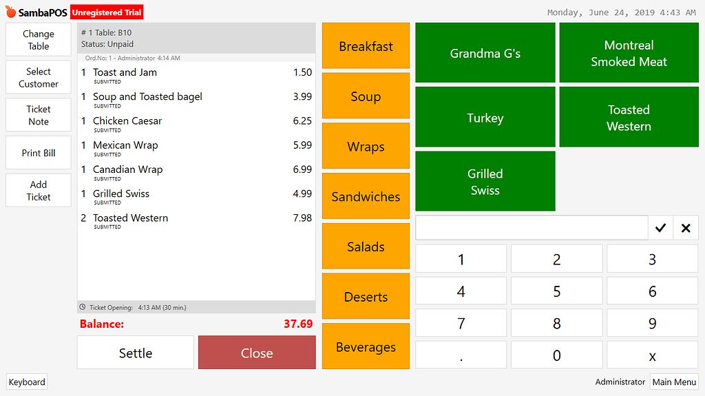 Unable to cancel Menu Item from Ticket - V5 Question - SambaClub Forum