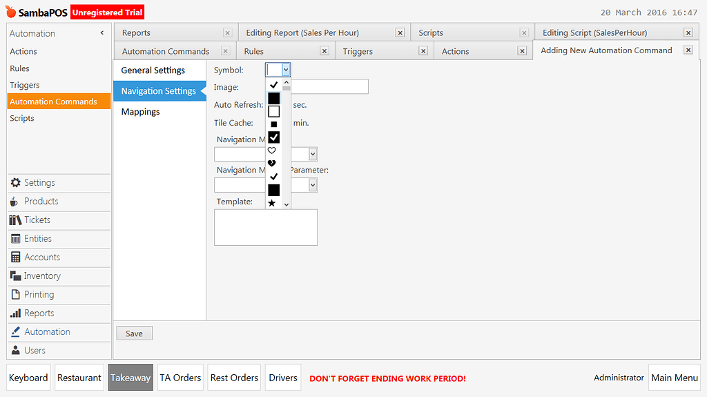 Request to expand "symbol" dropdown on Automation Commands - V5 Request - SambaClub Forum