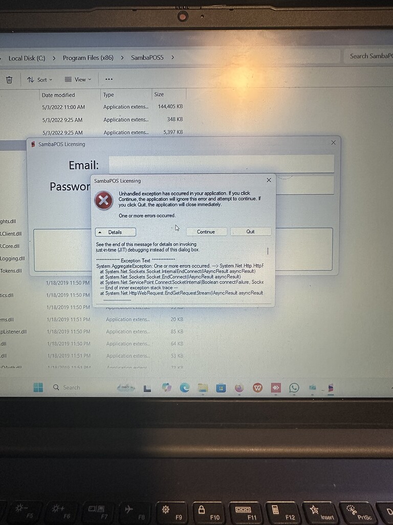 Showing error installation license - V5 Question - SambaClub Forum