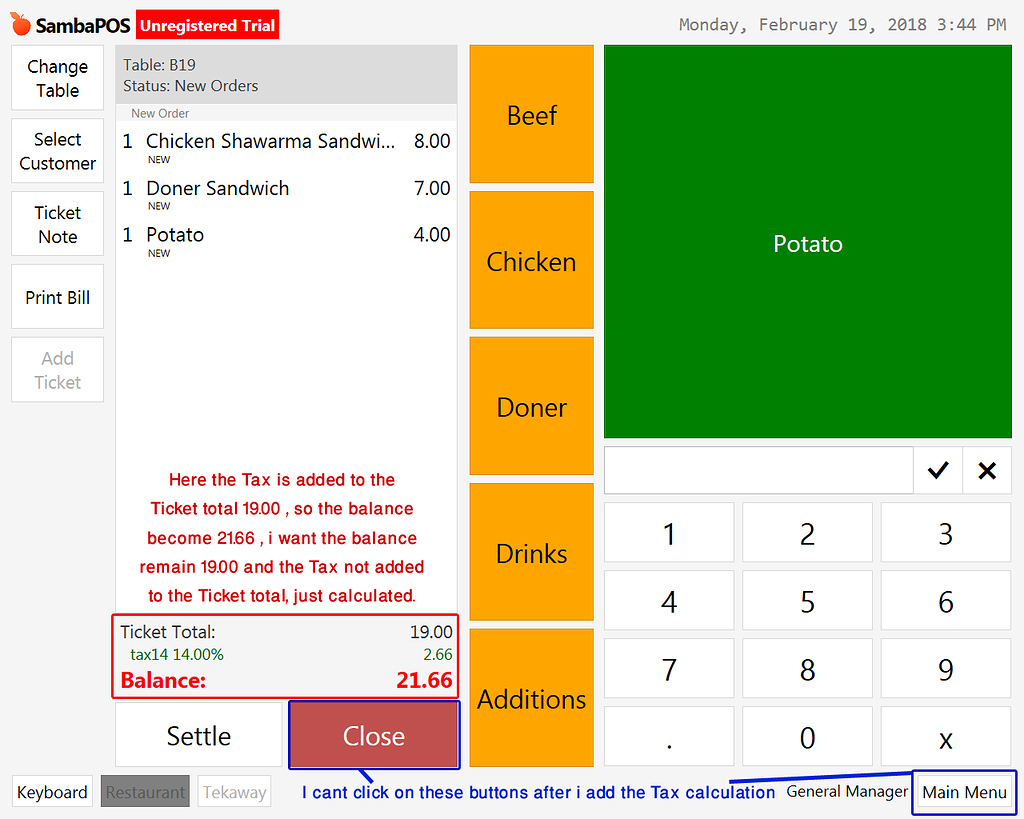 Problem in Tax and tickets - V5 Question - SambaClub Forum