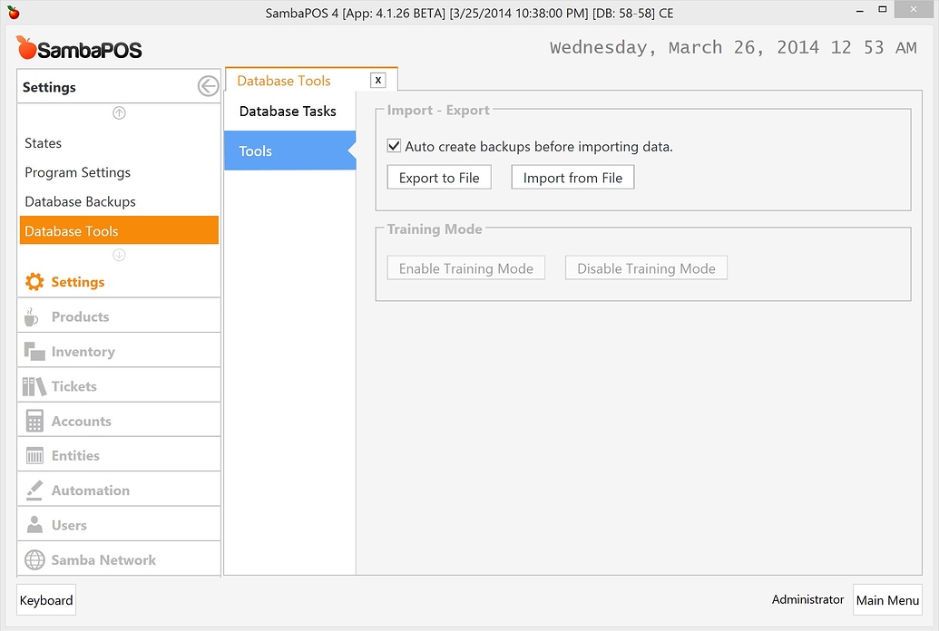 How to use Database Tools Module - V4 Tutorial - SambaClub Forum