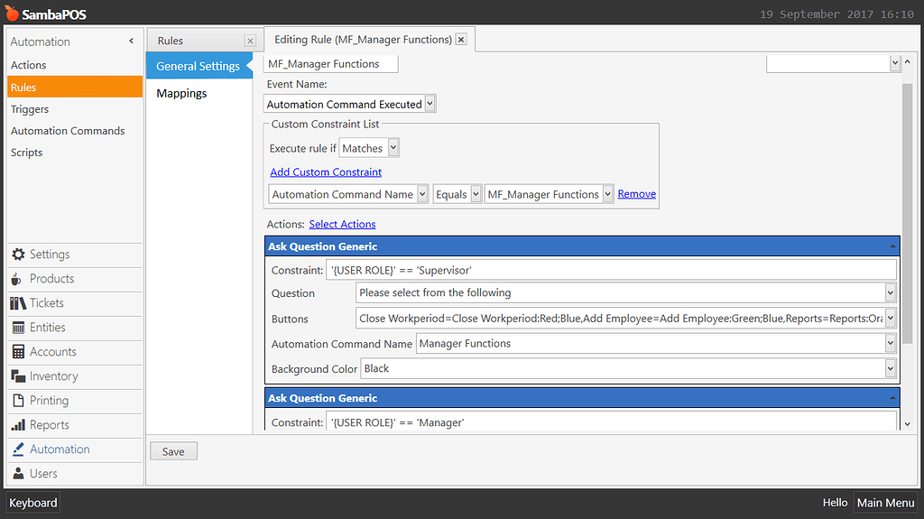 {USER ROLE} Constraints? - V5 Question - SambaClub Forum