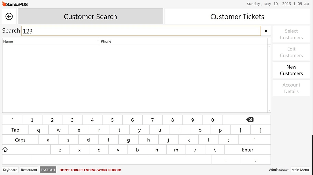 Entity Search Screen not showing results - V4 Question - SambaClub Forum