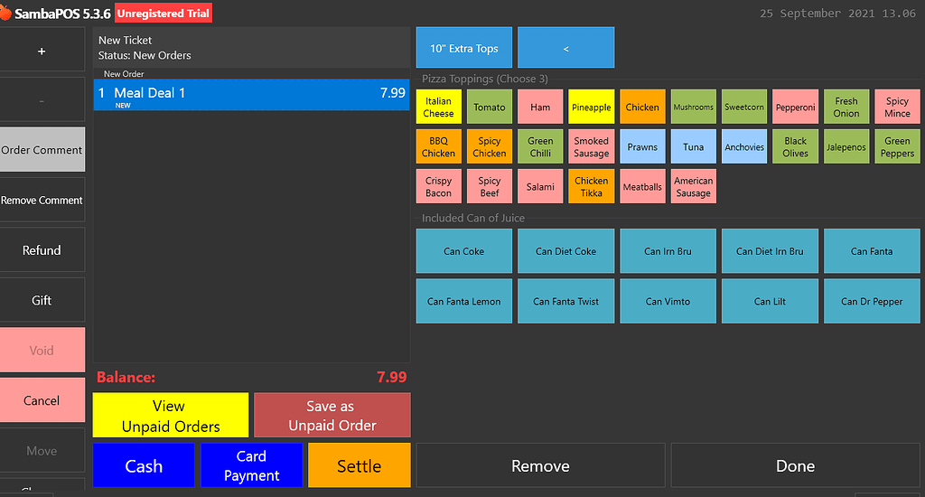 Order Tag Remove & Done Buttons - V5 Question - SambaClub Forum