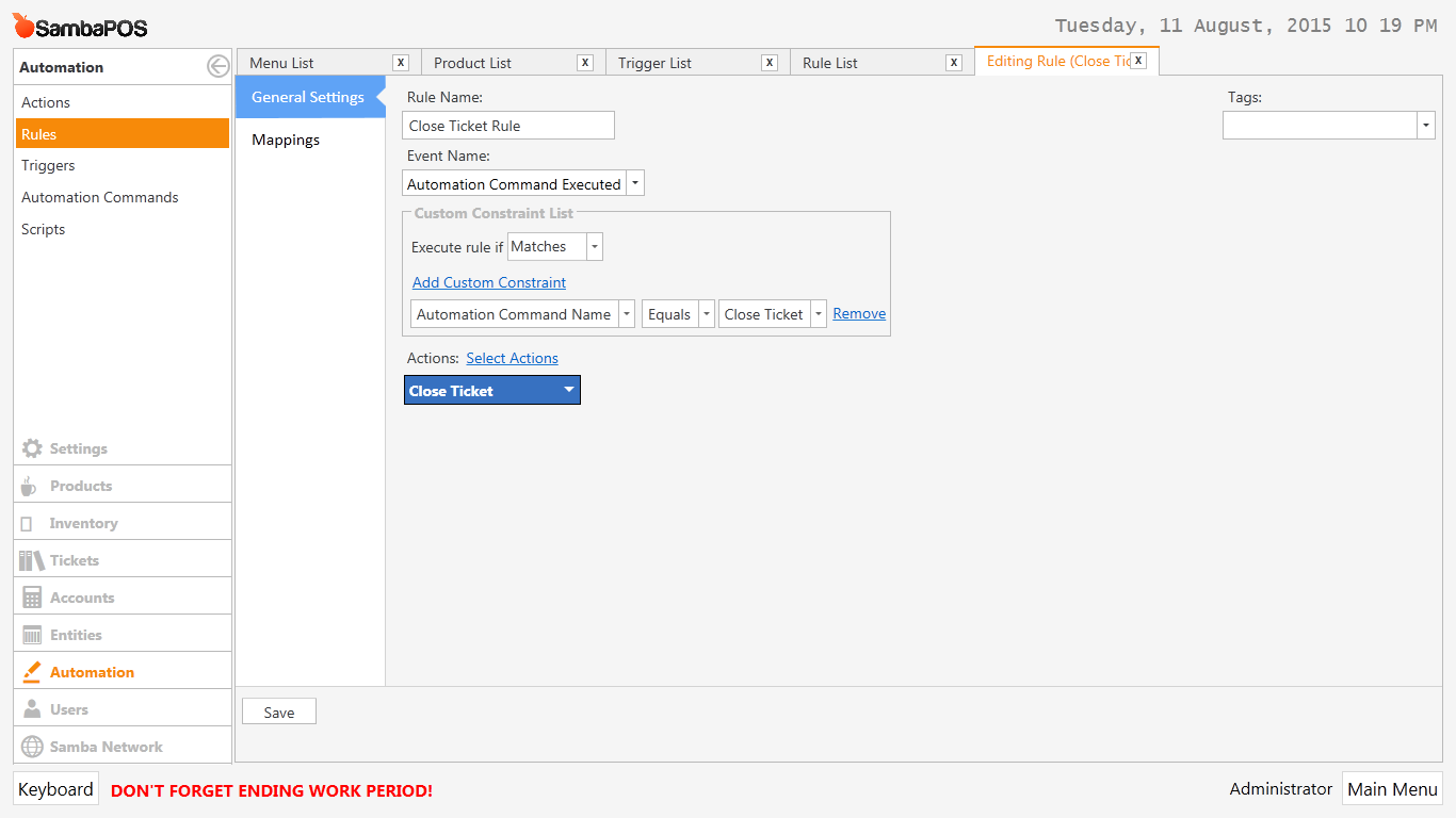Can Not Change Colour Of Table With Version SambaPOS 4 1 82 V4 ion SambaClub Forum