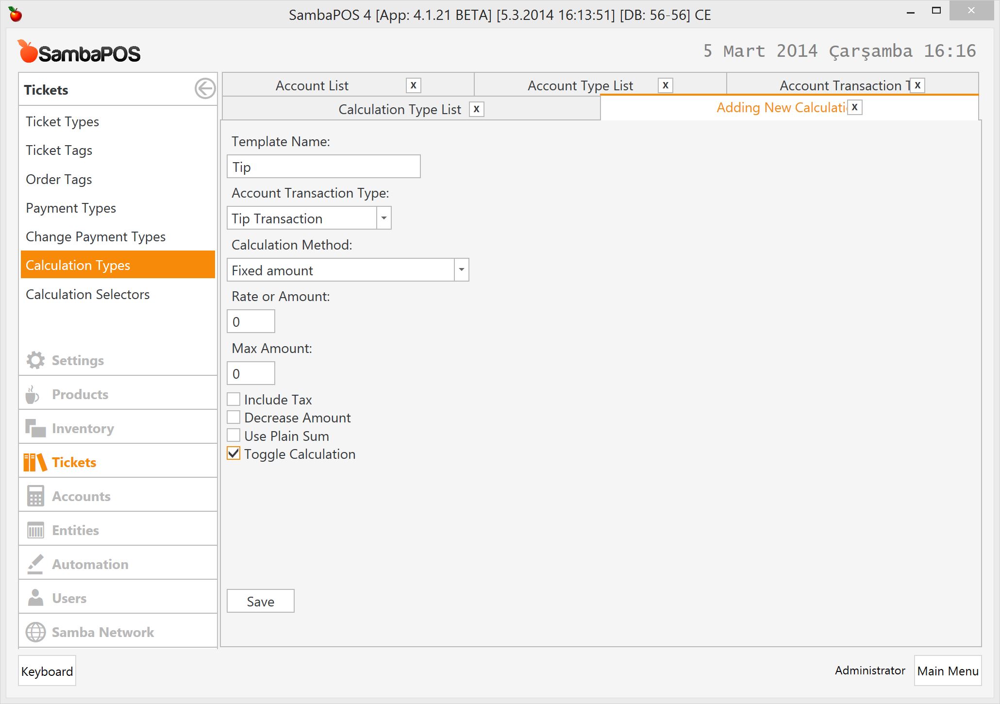 How to add tips to ticket - V4 Tutorial - SambaClub Forum