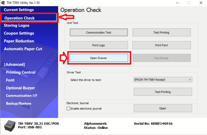 Cashdraw Default Trigger Setting/Code location? - V5 Question - SambaClub Forum