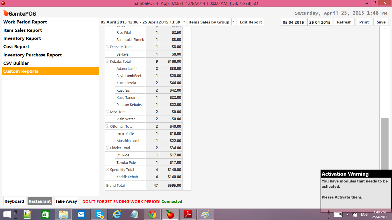 Custom Reports: only page 1 data is printing rest all skipped - V4 Question - SambaClub Forum
