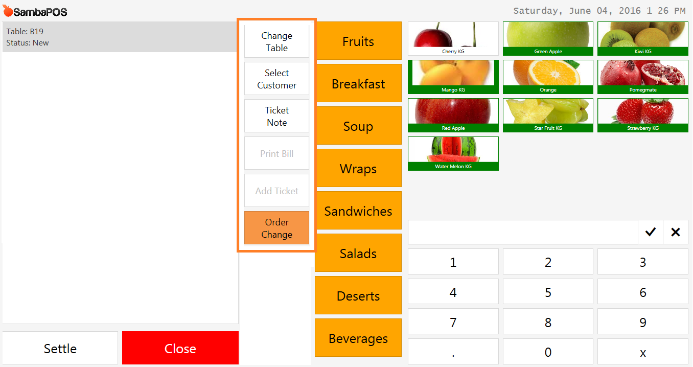 POS menu screen layout change - Version 4 - SambaClub Forum
