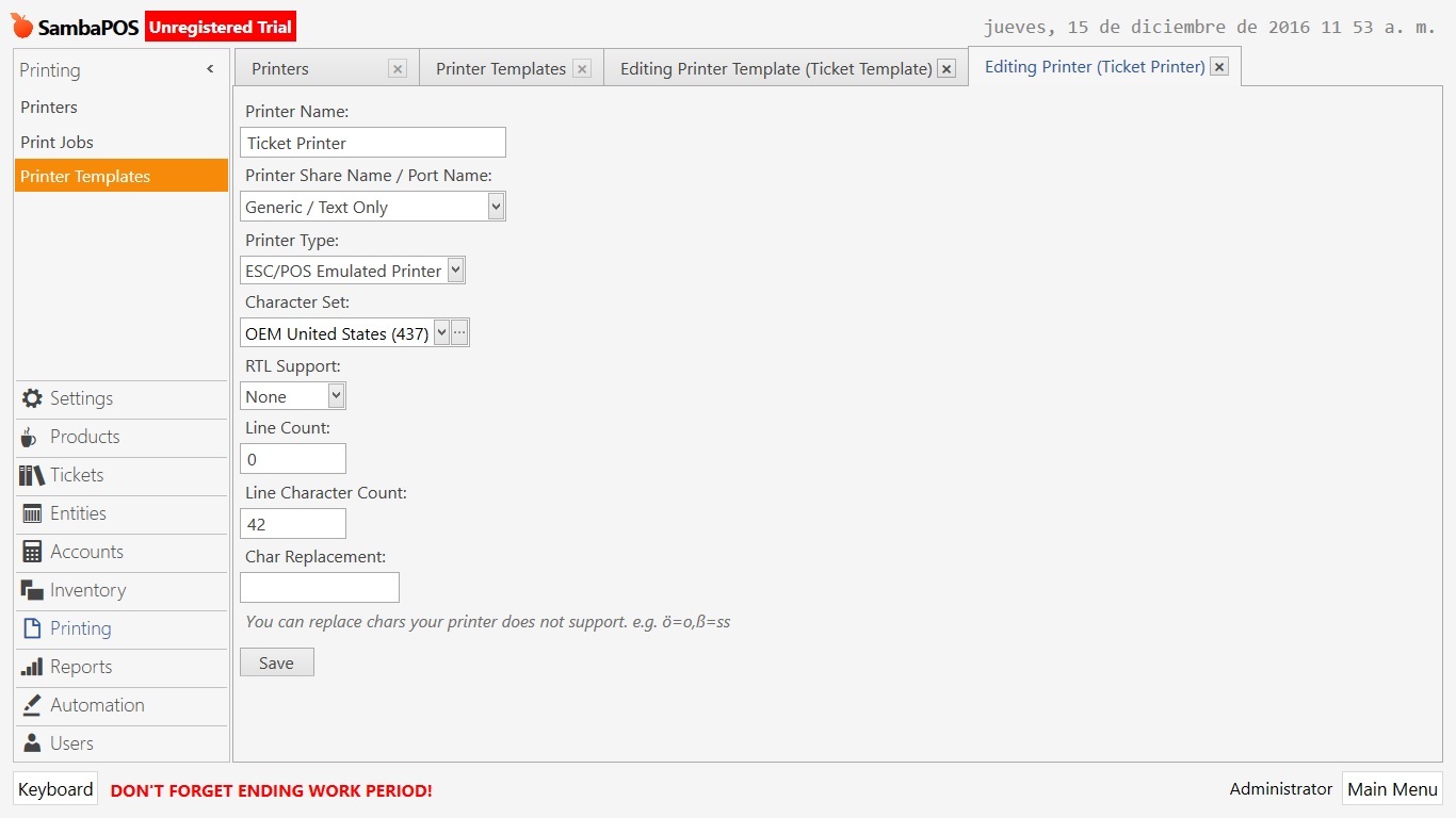 Having this error message when trying to print - V5 Issue - SambaClub Forum