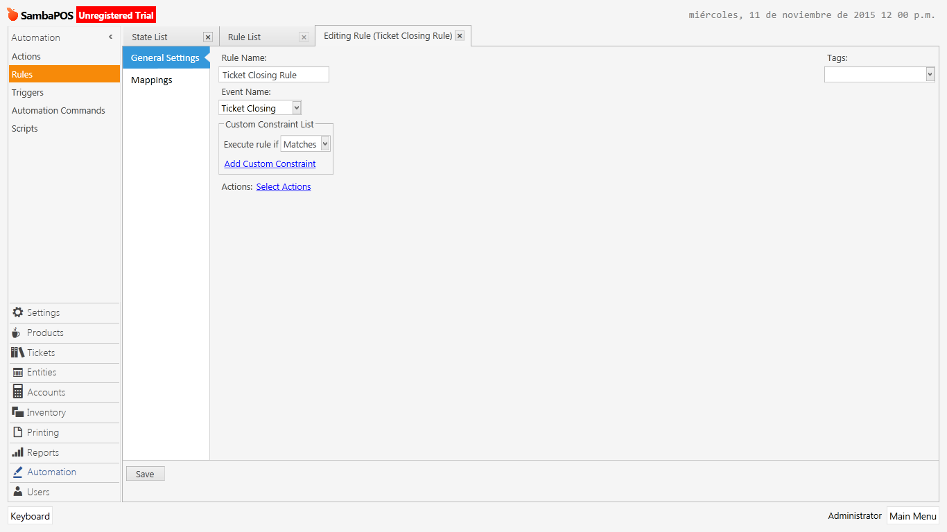 I have two buttons "PRINT ORDER" and "DISPLAY TABLES" - V5 Question - SambaClub Forum