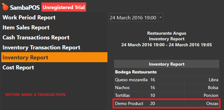 Problems with Inventory/recipe not discount transactions - V5 Question - SambaClub Forum