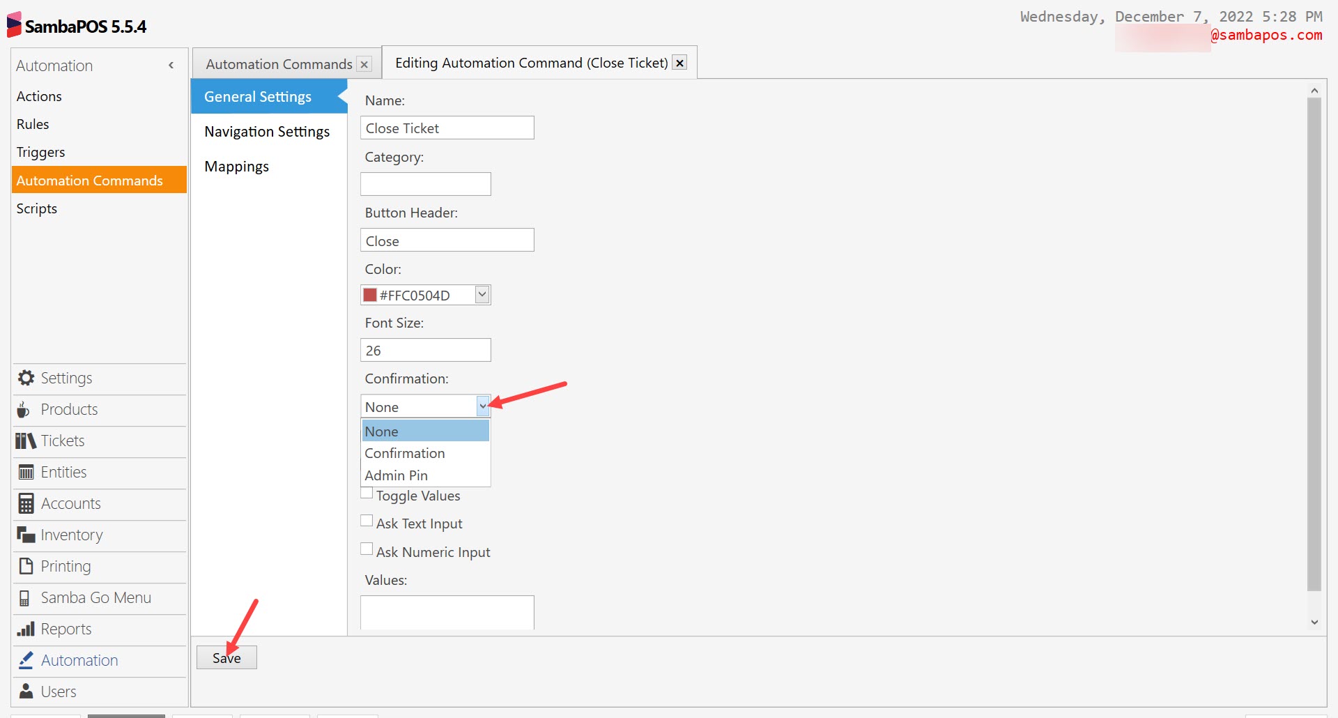 Creating Password while Close Ticket - V5 Question - SambaClub Forum